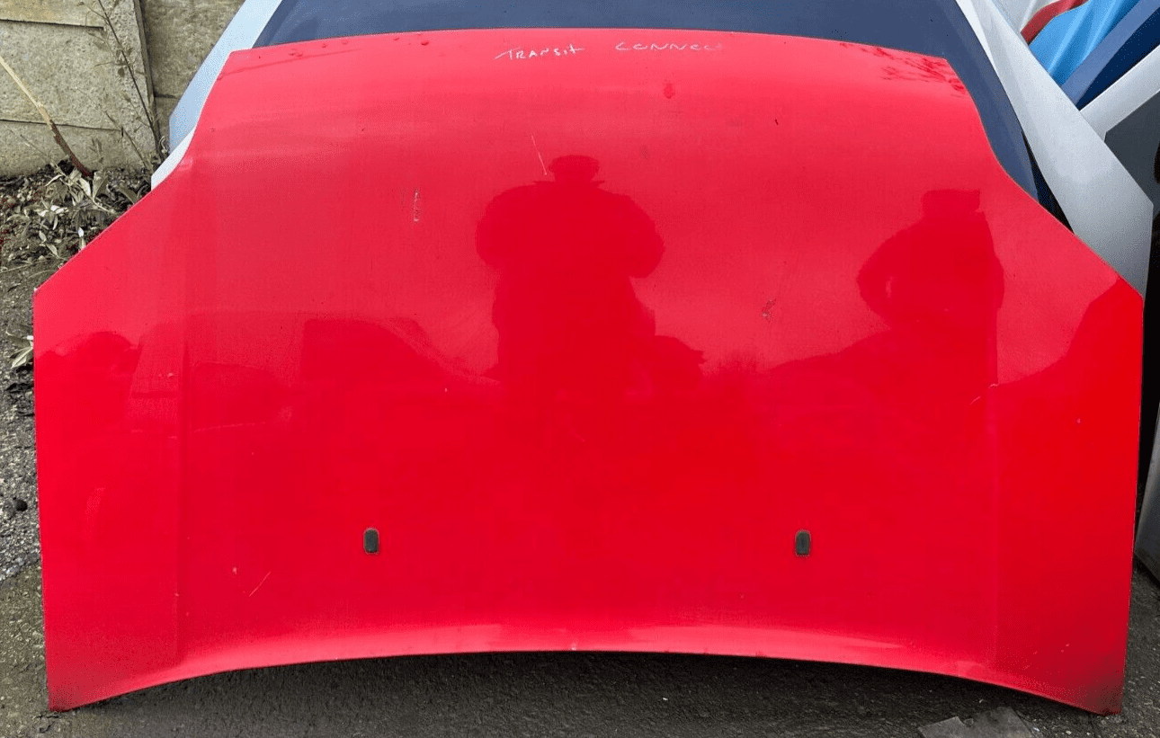 GENUINE FORD TRANSIT CONNECT VAN FRONT PANEL BONNET HOOD RED 2002 - 2013