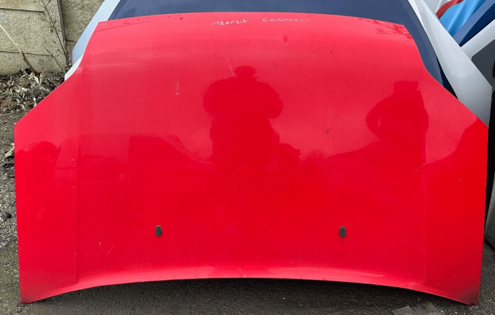 GENUINE FORD TRANSIT CONNECT VAN FRONT PANEL BONNET HOOD RED 2002 - 2013
