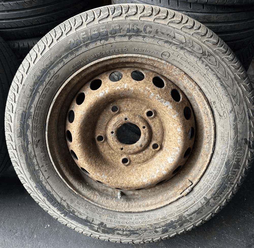 GENUINE FORD TRANSIT CUSTOM 16" STEEL WHEEL 215 65 R16C BK21-1007-DB ...
