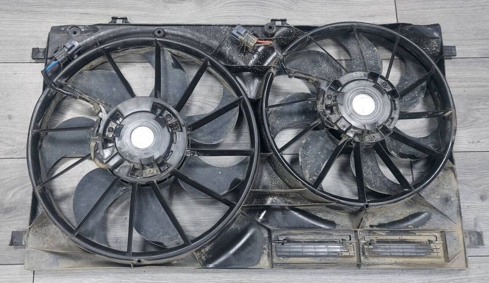 GENUINE FORD TRANSIT CUSTOM 2 0 TDCi TWIN RADIATOR FAN GK21-8C607-AC ...