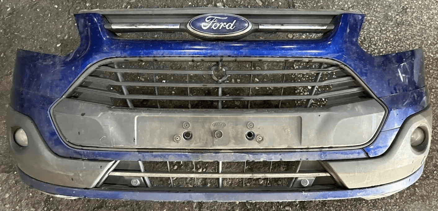 GENUINE FORD TRANSIT CUSTOM DEEP IMPACT BLUE FRONT BUMPER 2012-2018