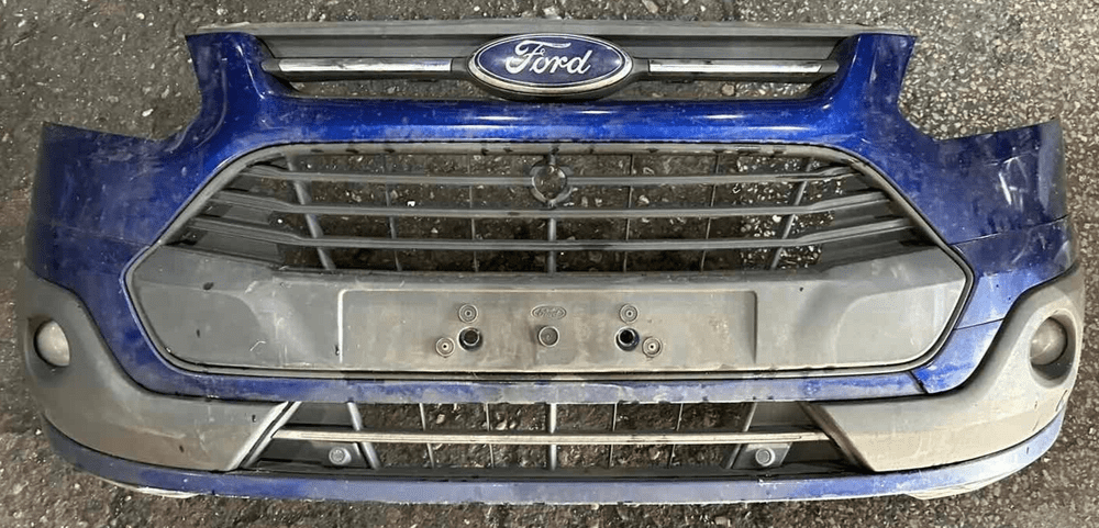 GENUINE FORD TRANSIT CUSTOM DEEP IMPACT BLUE FRONT BUMPER 2012-2018
