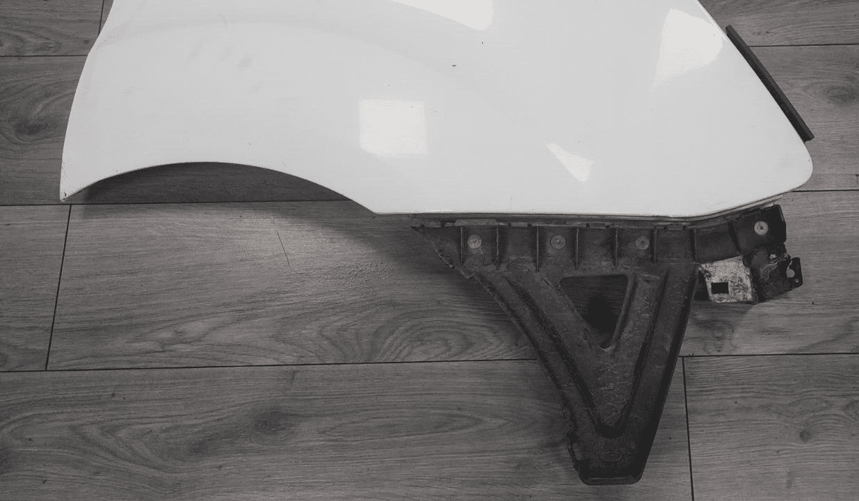 GENUINE FORD TRANSIT CUSTOM DRIVER RIGHT FRONT WING FROZEN WHITE 2012 ...