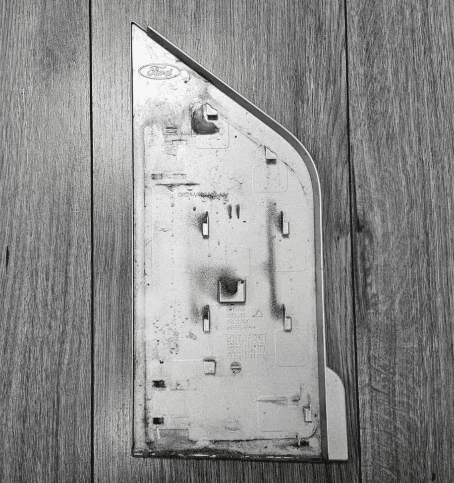 GENUINE FORD TRANSIT CUSTOM FUEL FILLER FLAP COVER MOONDUST SILVER 2016 ...
