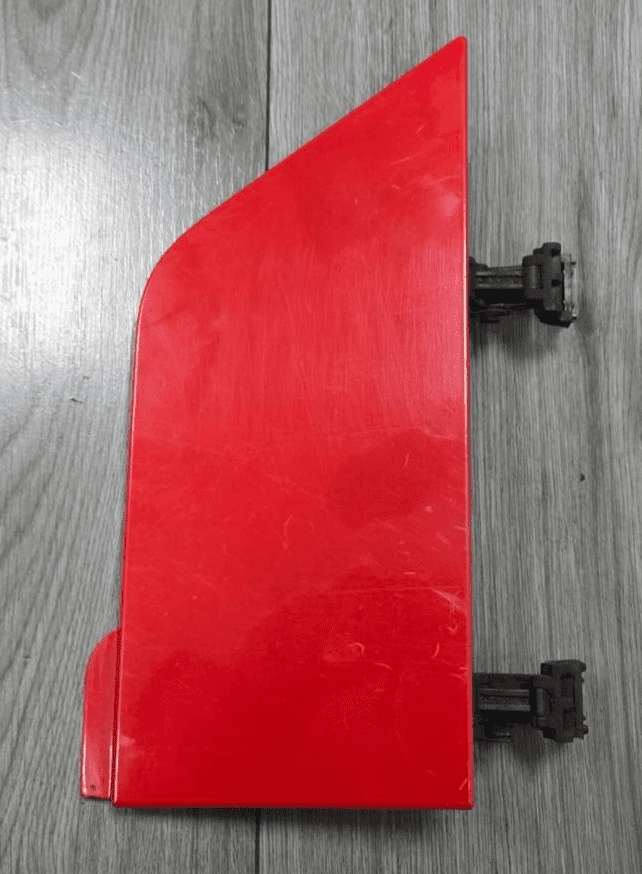 GENUINE FORD TRANSIT CUSTOM FUEL FILLER FLAP COVER RACE RED 2012 - 2017