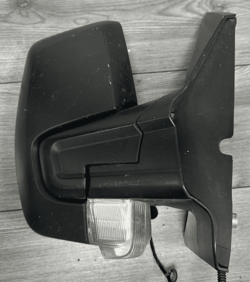 GENUINE FORD TRANSIT CUSTOM MK8 DRIVER RIGHT DOOR WING MIRROR BLACK ...
