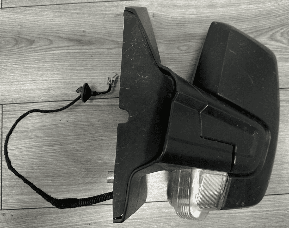 GENUINE FORD TRANSIT CUSTOM MK8 PASSENGER DOOR WING MIRROR BLACK 2017 ...