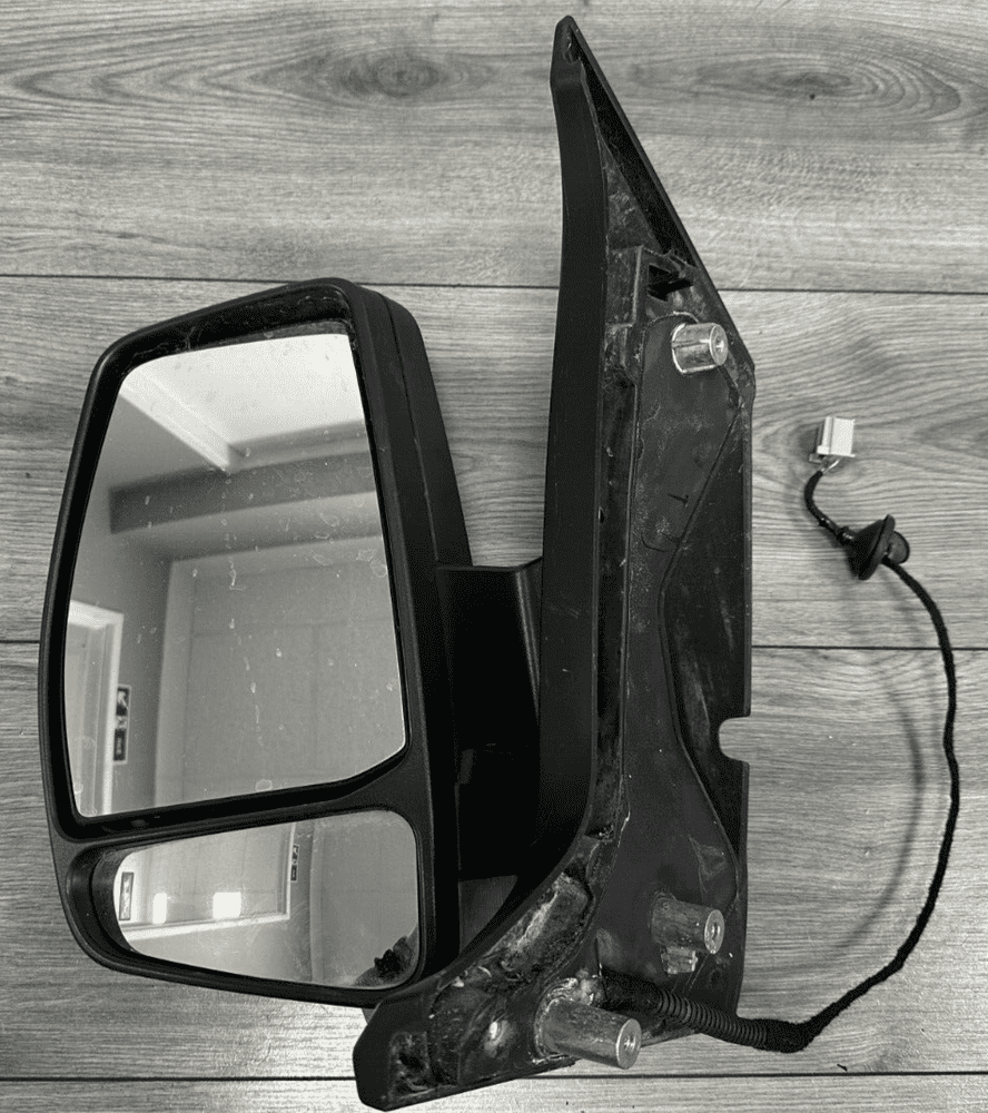 GENUINE FORD TRANSIT CUSTOM MK8 PASSENGER DOOR WING MIRROR BLACK 2017 ...
