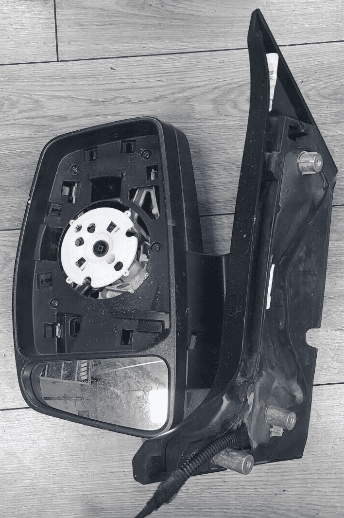 GENUINE FORD TRANSIT CUSTOM / MK8 PASSENGER WING MIRROR MATT BLACK 2017 ...