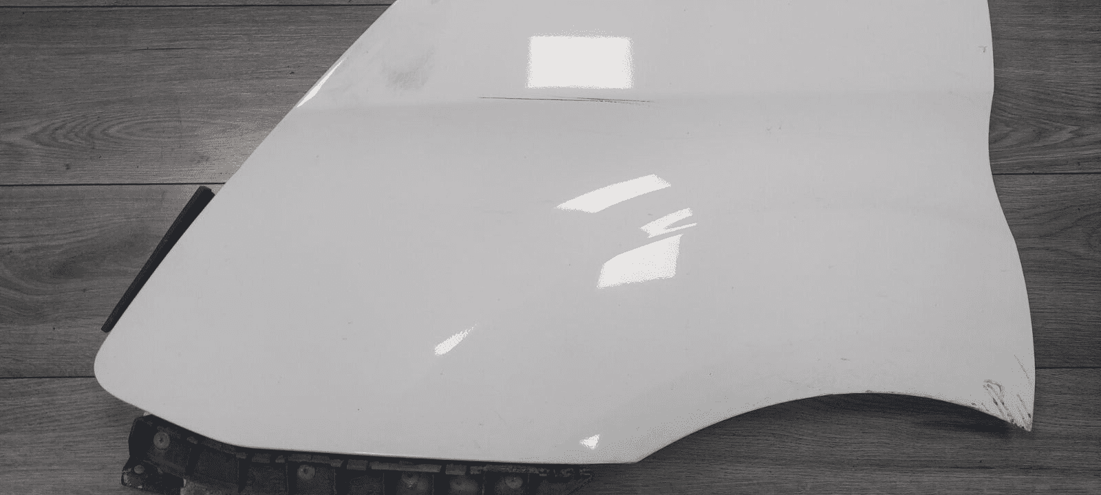 GENUINE FORD TRANSIT CUSTOM PASSENGER LEFT FRONT WING FROZEN WHITE 2012 ...