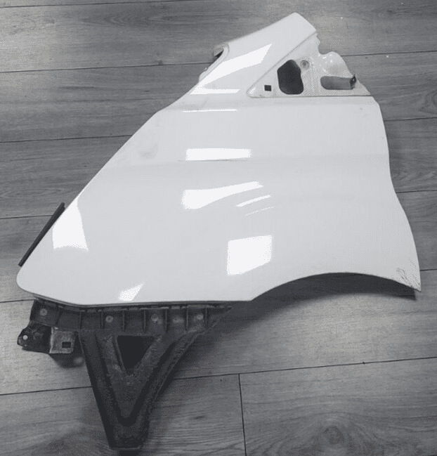 GENUINE FORD TRANSIT CUSTOM PASSENGER LEFT FRONT WING FROZEN WHITE 2012 ...