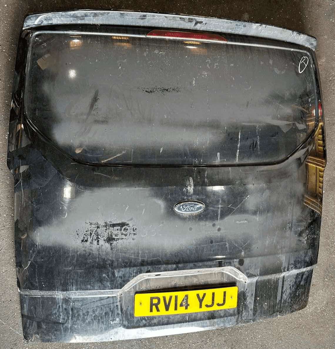 GENUINE FORD TRANSIT CUSTOM SPORT BOOT TAILGATE BACK DOOR SHADOW BLACK ...