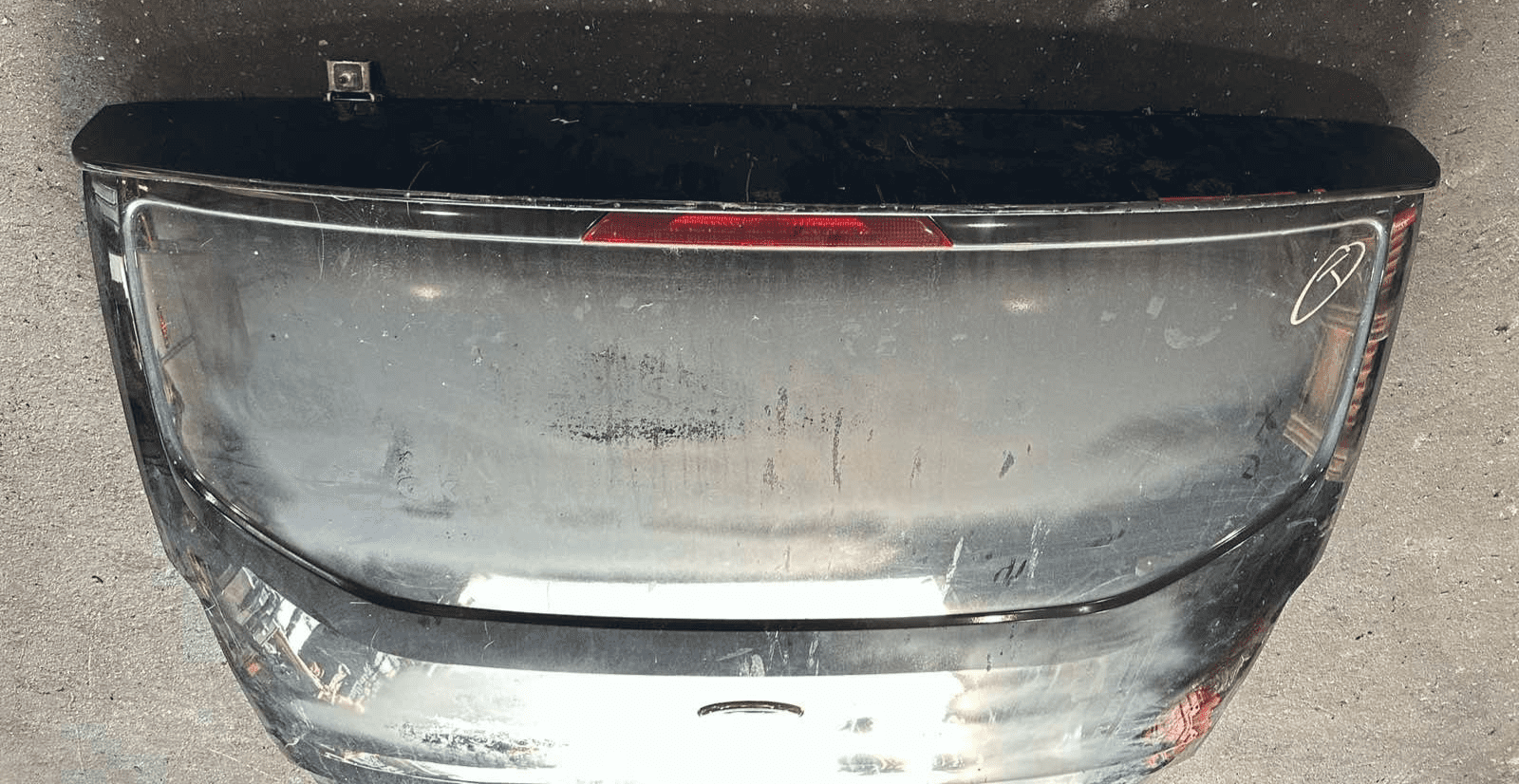 GENUINE FORD TRANSIT CUSTOM SPORT BOOT TAILGATE BACK DOOR SHADOW BLACK ...