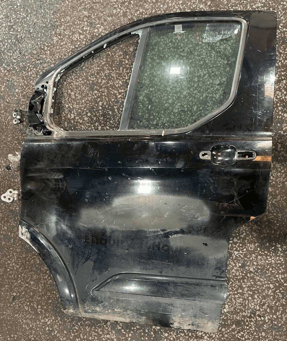 GENUINE FORD TRANSIT CUSTOM SPORT PASSENGER FRONT DOOR SHADOW BLACK ...