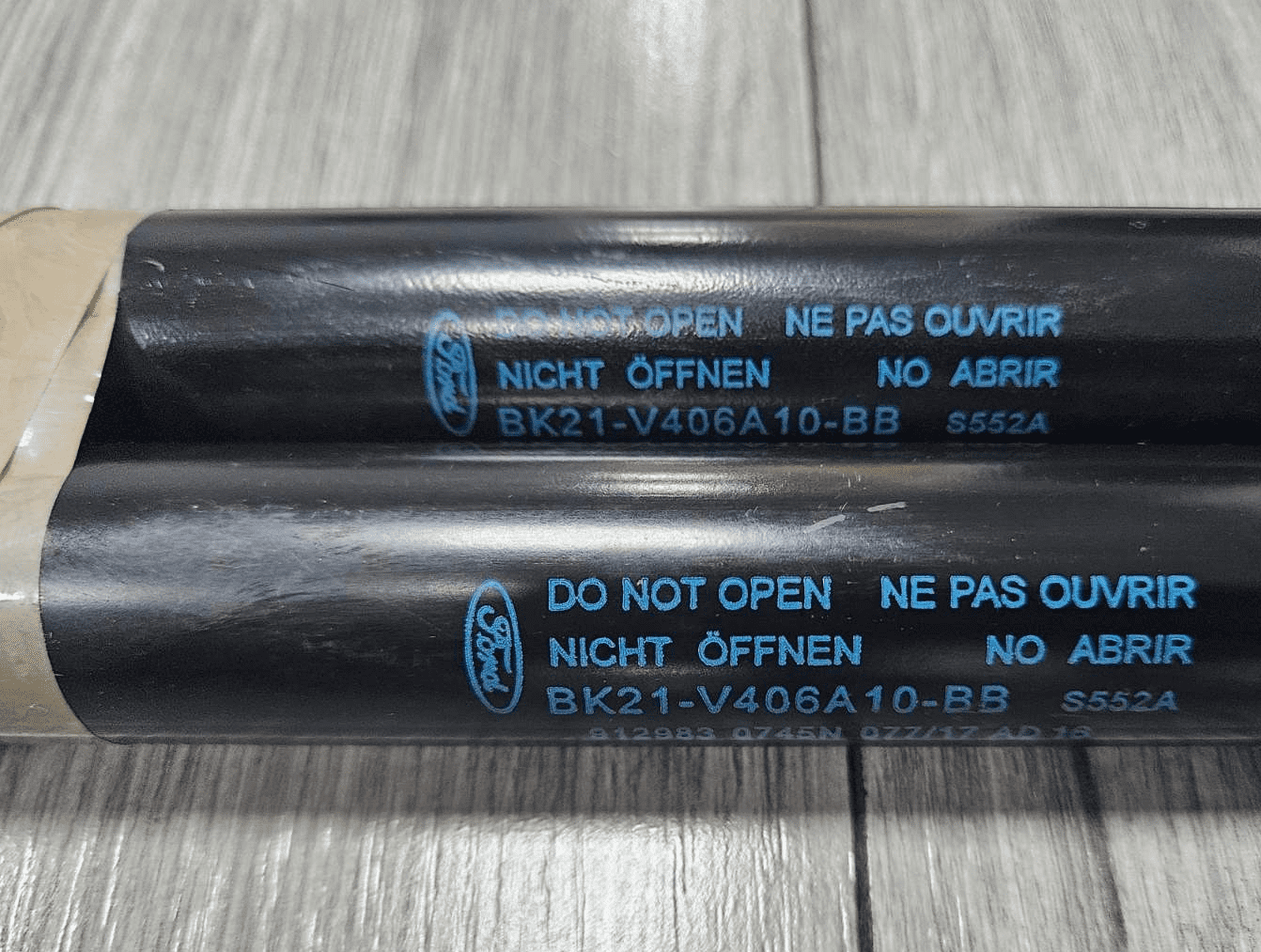 GENUINE FORD TRANSIT CUSTOM TAILGATE GAS BOOT STRUTS BK21-V406A10-BC ...