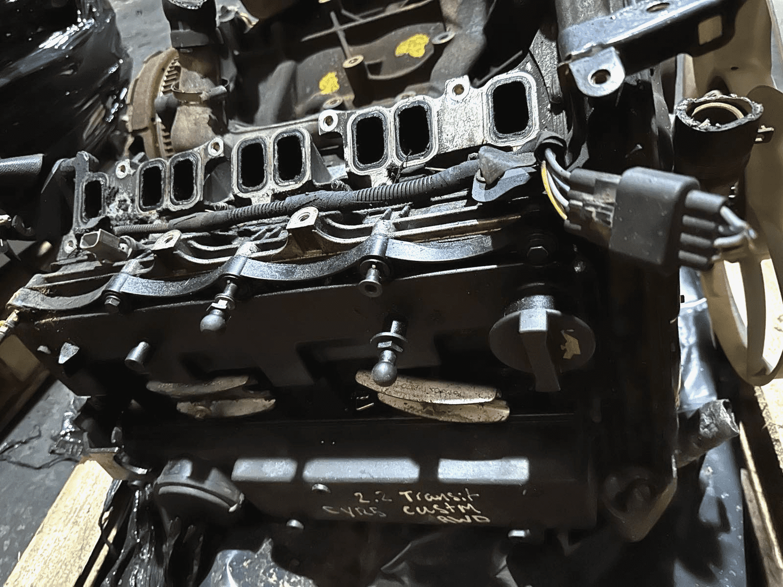GENUINE FORD TRANSIT MK7 2 2 TDCi RWD BARE ENGINE CYRA CYRB CYR5 CVR5 ...