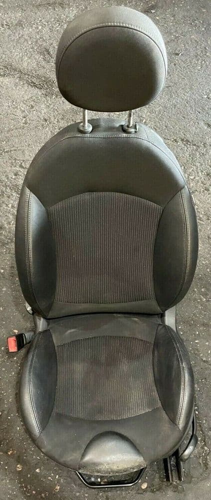 GENUINE MINI COOPER R56 HALF LEATHER INTERIOR CAR FRONT DRIVERS SEAT ...