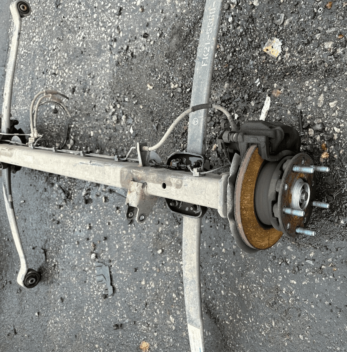 GENUINE TRANSIT CUSTOM 2 0 COMPLETE REAR AXLE WITH SPRINGS BRAKES 2018 ...