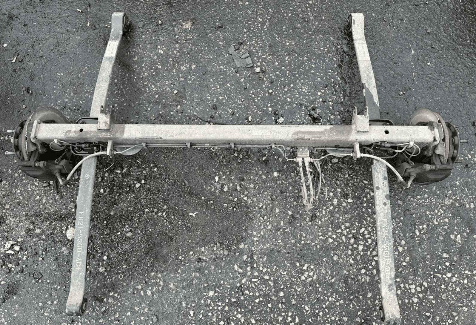 GENUINE TRANSIT CUSTOM 2 0 COMPLETE REAR AXLE WITH SPRINGS BRAKES 2018 ...