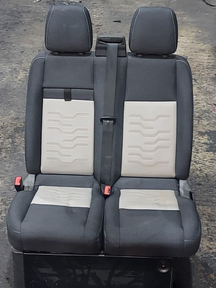 GENUINE TRANSIT CUSTOM 2 2 PASSENGER SIDE FRONT DOUBLE SEAT HEATED 2012 ...