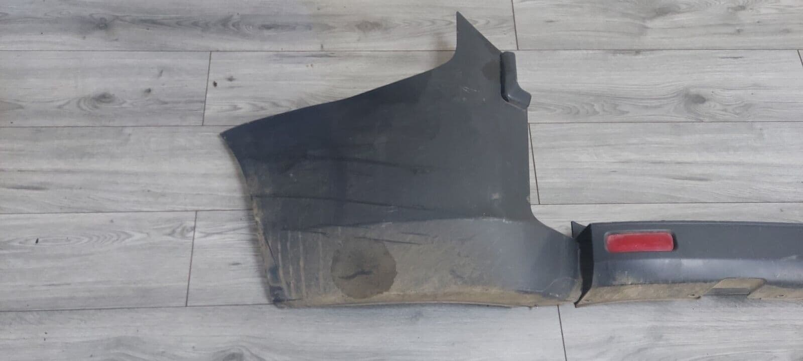 GENUINE TRANSIT CUSTOM COMPLETE REAR BUMPER MATT BLACK 2017-2023