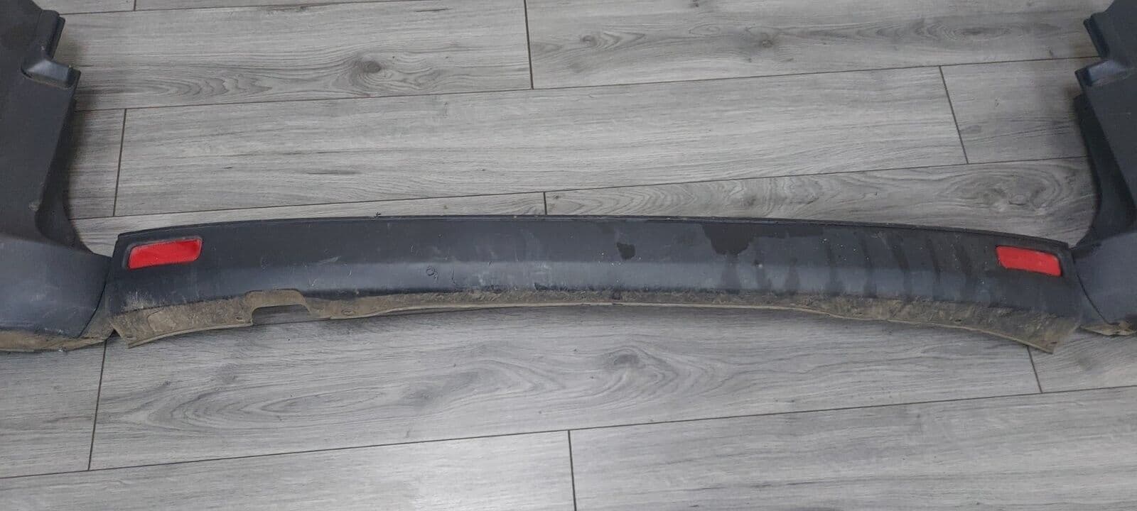 GENUINE TRANSIT CUSTOM COMPLETE REAR BUMPER MATT BLACK 2017-2023