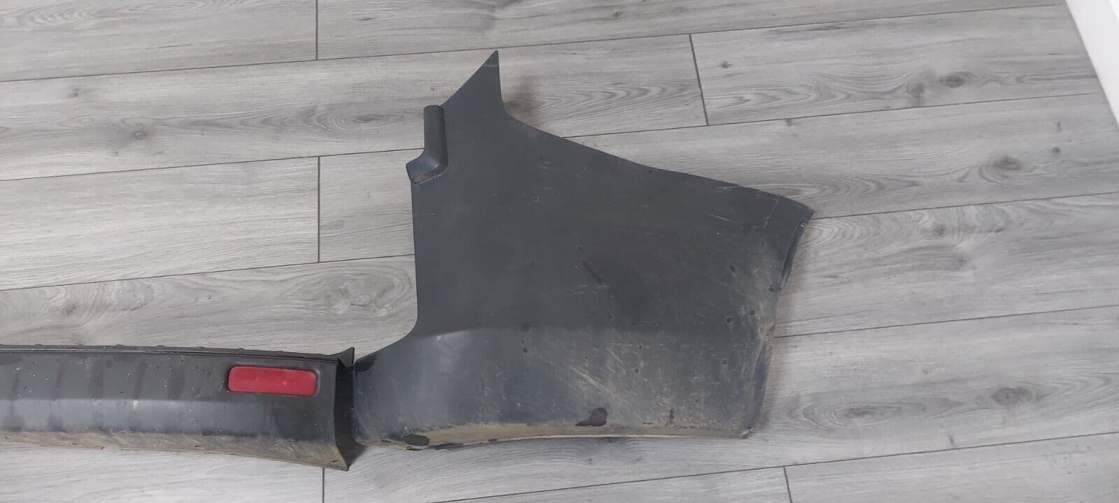 GENUINE TRANSIT CUSTOM COMPLETE REAR BUMPER MATT BLACK 2017-2023