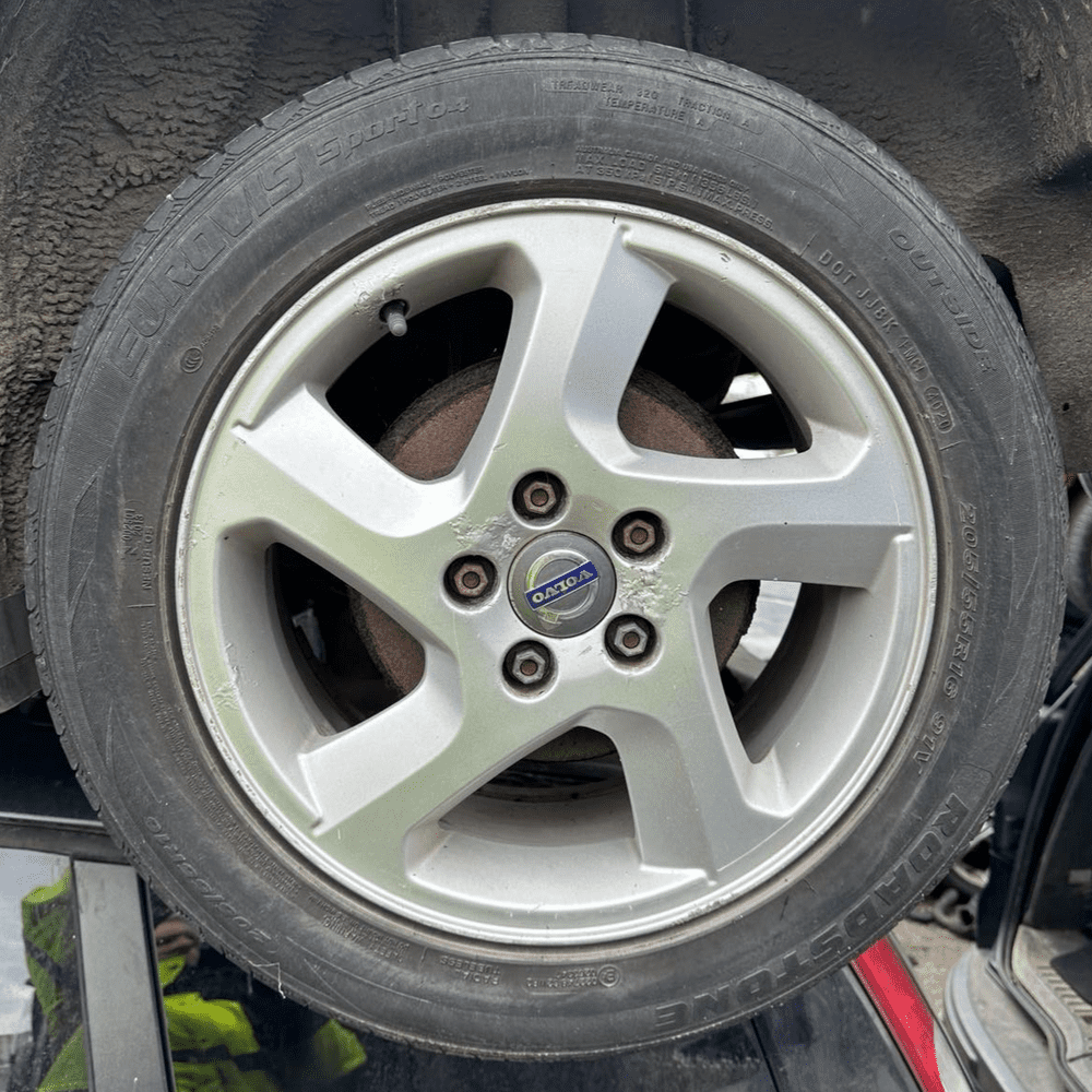 GENUINE VOLVO C30 V50 S40 16" ALLOY WHEEL 5 SPOKE SILVER 205 55 16 2004 ...