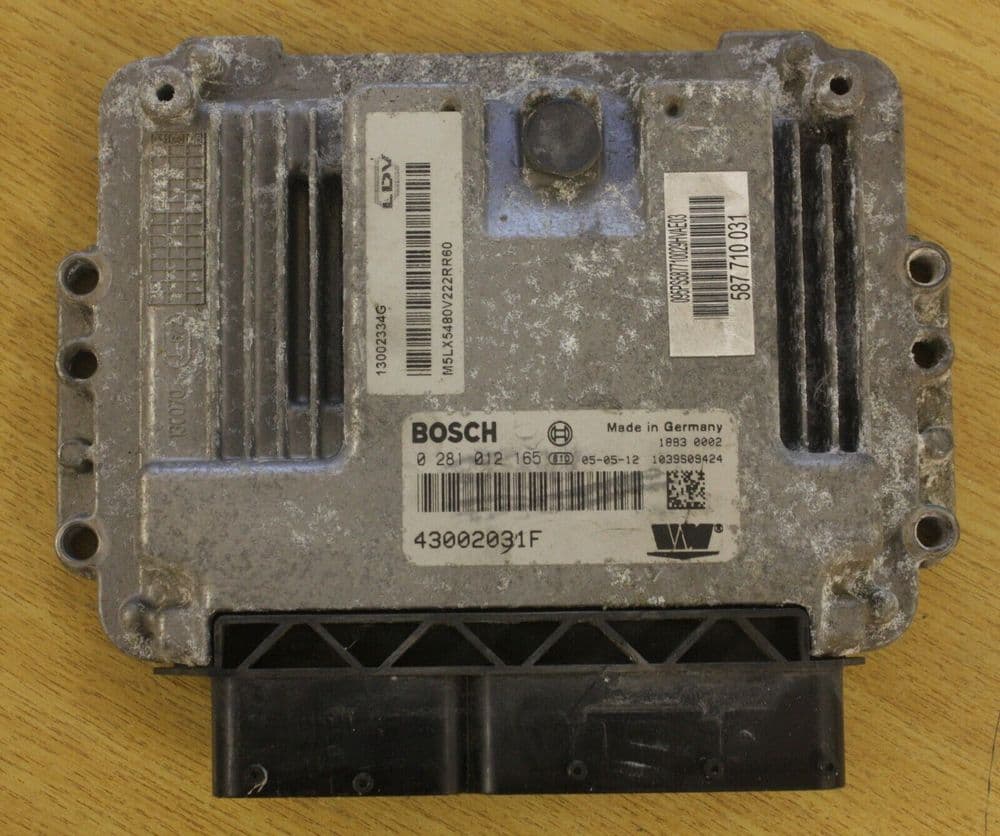 LDV MAXUS 2 5 DIESEL BOSCH ECU COMPUTER BRAIN PCM 0-281-012-165 2005-2008