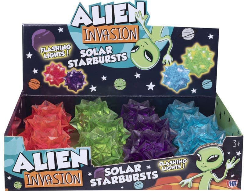 Alien Invasion Flashing Solar Sensory Balls