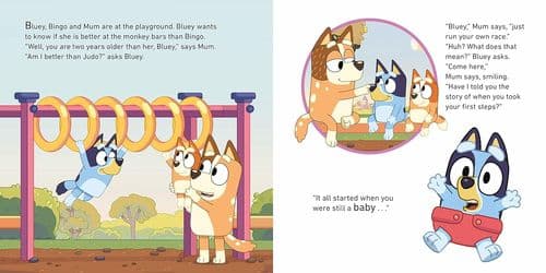 Bluey Baby Race Story Book