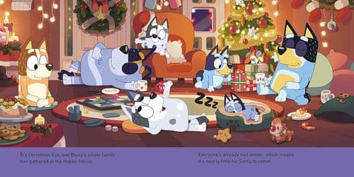 Bluey Christmas Eve with Verandah Santa Book