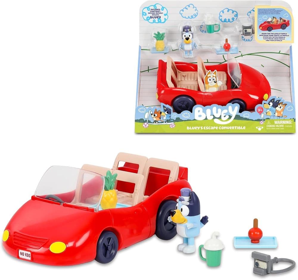 Bluey - Convertible Blue Dog Vehicle Convertible Car