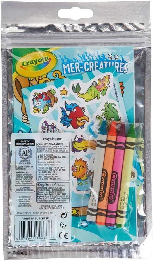 Crayola - Mer-Creatures Coloring Pack