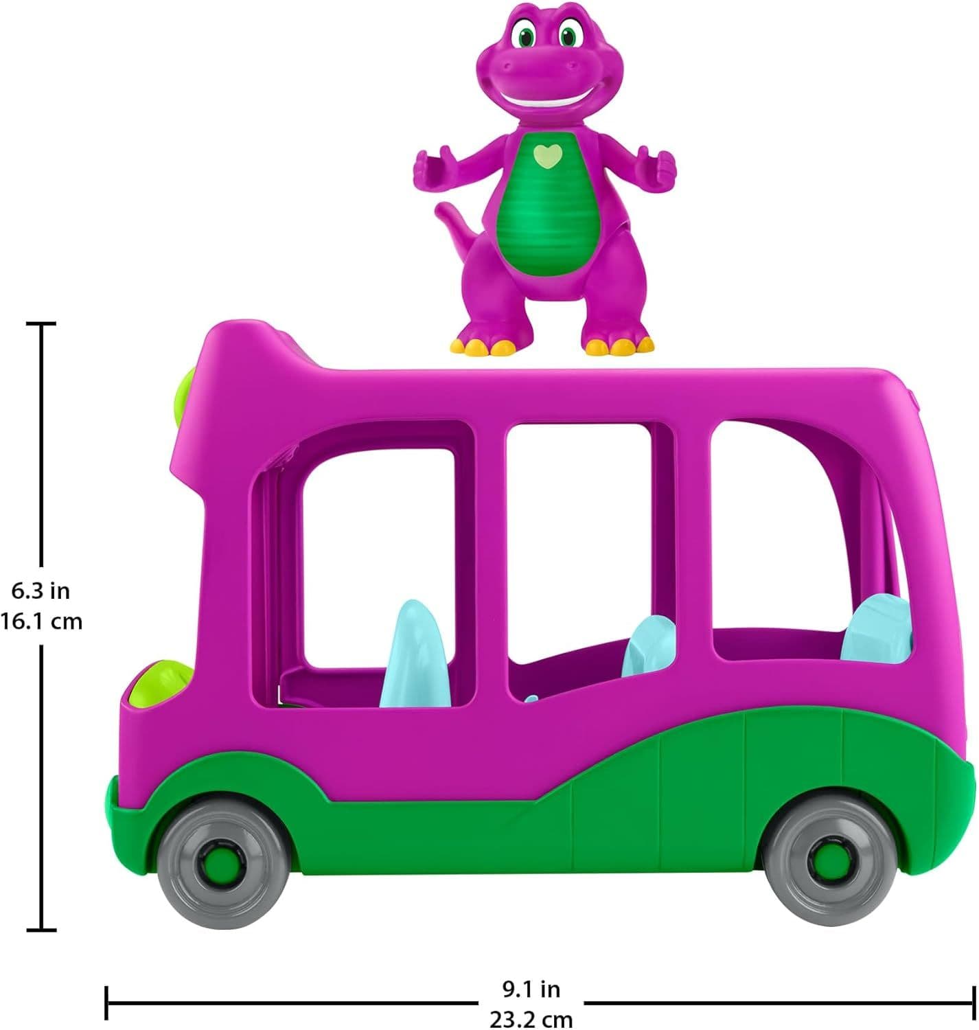 Fisher-Price Barney s World Adventure Bus Push-Along Vehicle & Barney ...