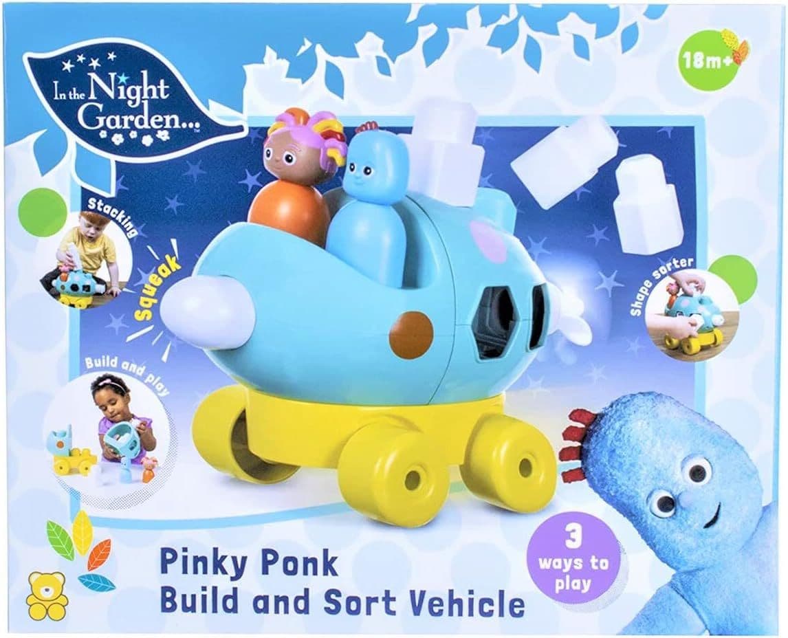 In The Night Garden Pinky Ponk Build and Sort Vehicle
