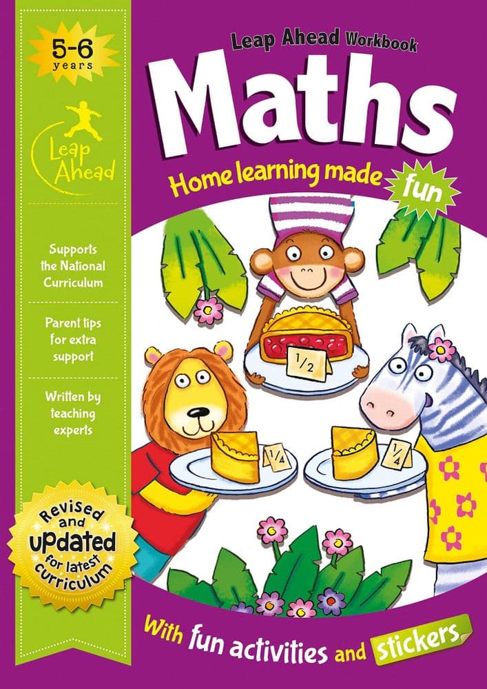 Maths Age 5-6 Leap Ahead Workbook Expert