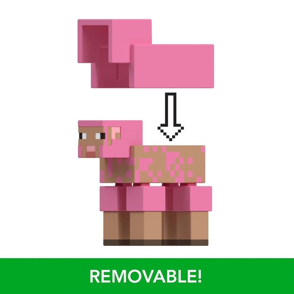 Minecraft Dyed Sheep Figure
