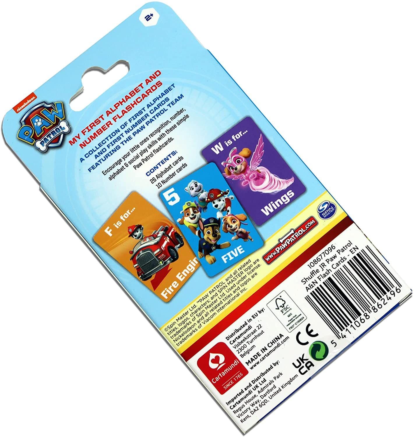 Paw Patrol Alphabet Flashcards