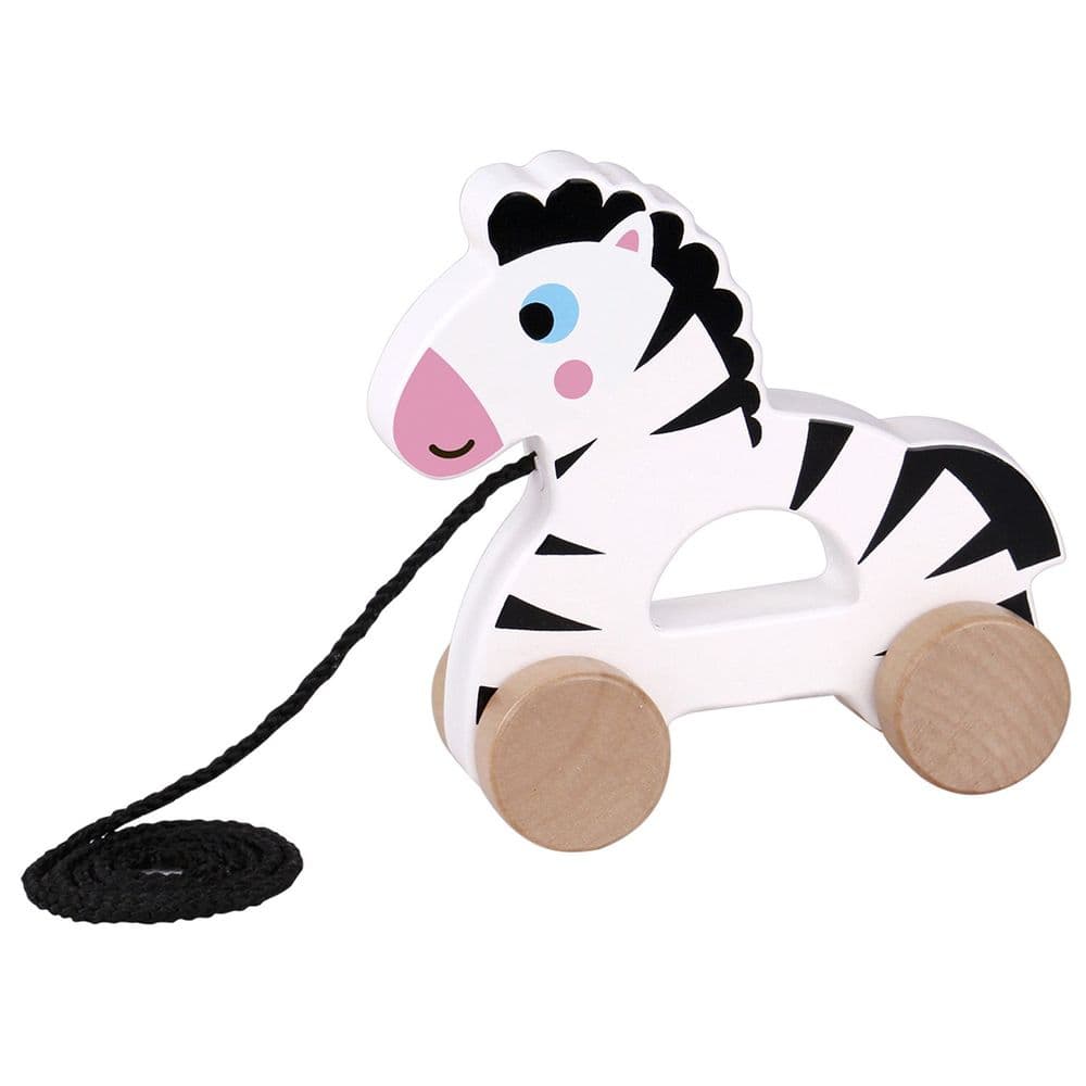 Wooden Pull Along Zebra Toy