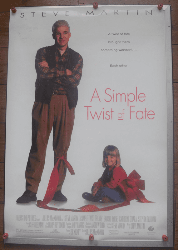 A Simple Twist of Fate Movie Poster - Steve Martin US One Sheet