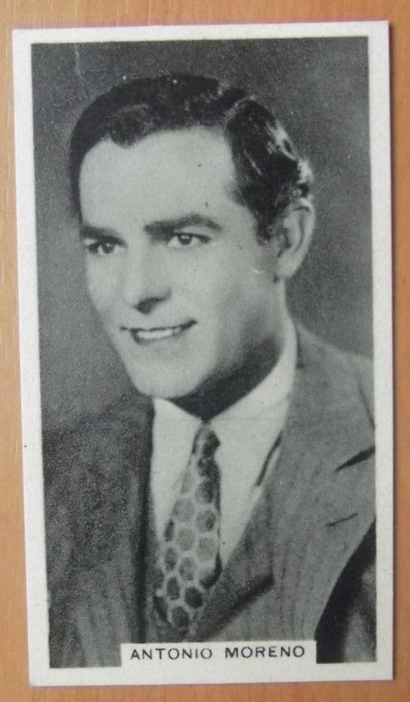 Antonio Moreno Cigarette Card Godfrey Phillips Cinema Stars 1930 card 14