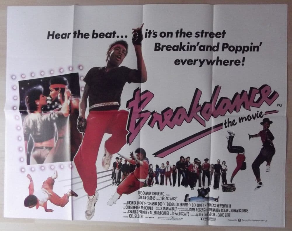 Breakdance Original UK Quad Poster Lucinda Dickey Ice-T 84