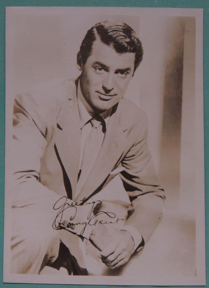 Cary Grant - Signed Photo