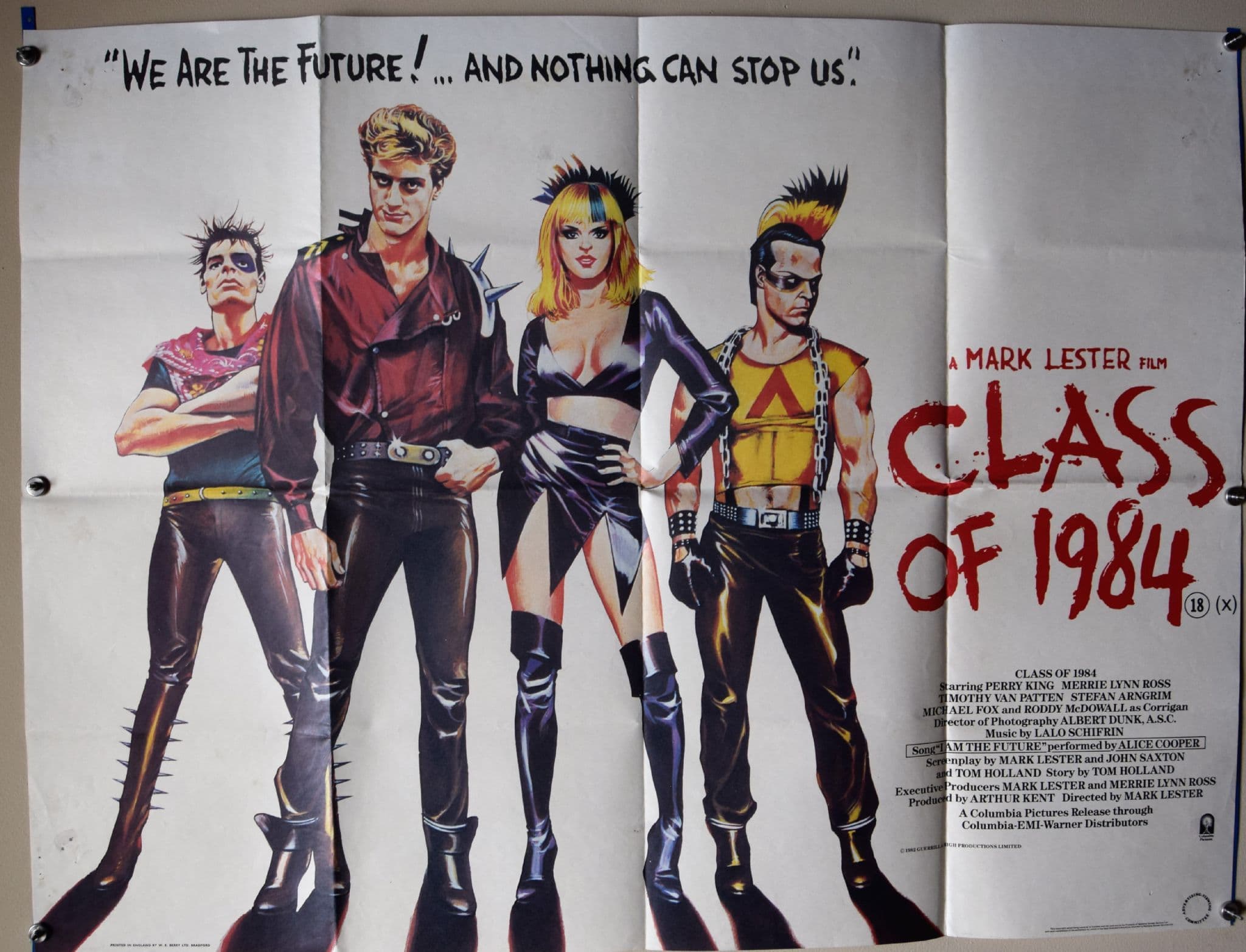 Class of 1984 1982 Film Poster - UK Quad