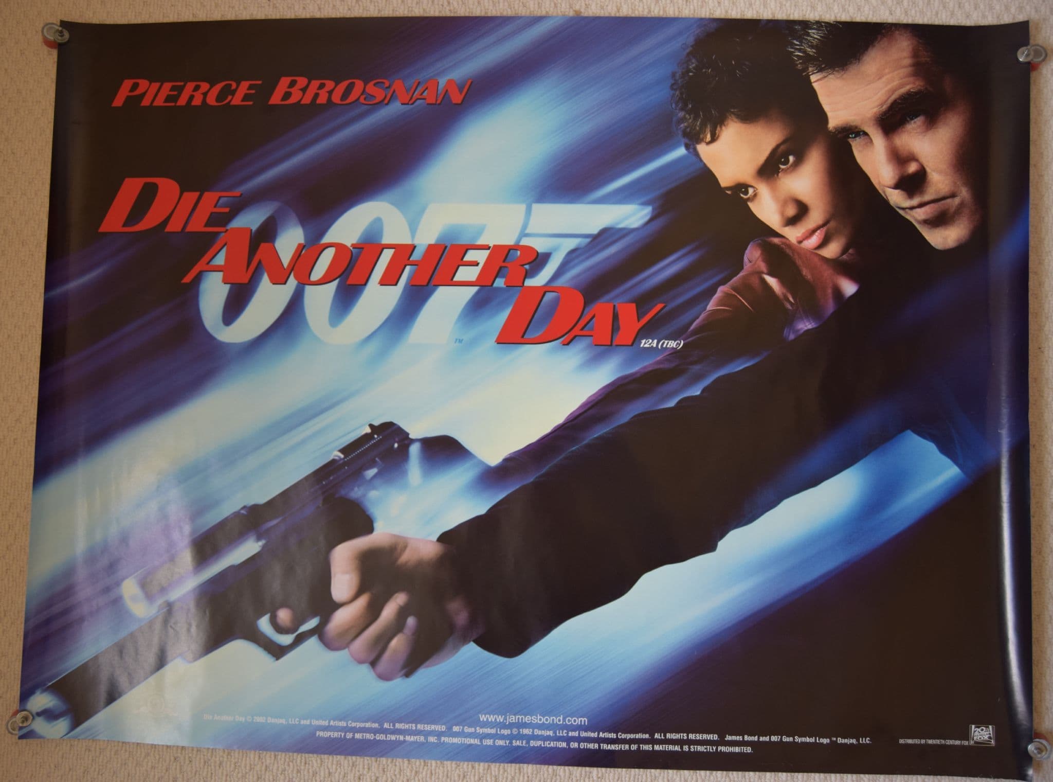 Die Another Day Movie Poster James Bond 007, Die Another Day Movie