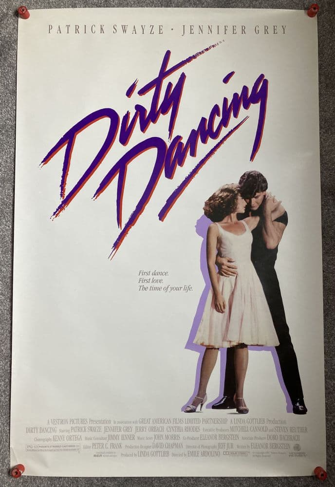 Dirty Dancing & x28;1987& x29; - US One Sheet Poster Patrick Swayze ...
