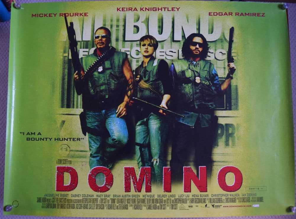 Domino UK Quad Poster Keira Knightley Mickey Rourke 05