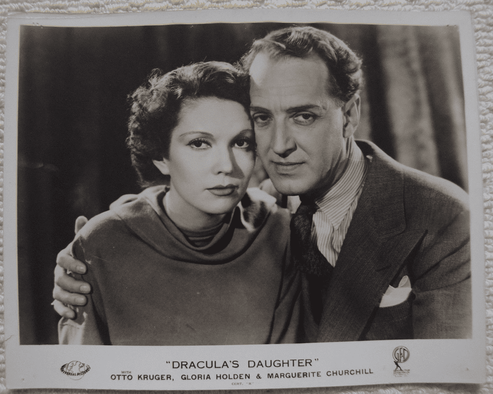 Dracula s Daughter Universal FOH Still Otto Kruger Gloria Holden 36 c