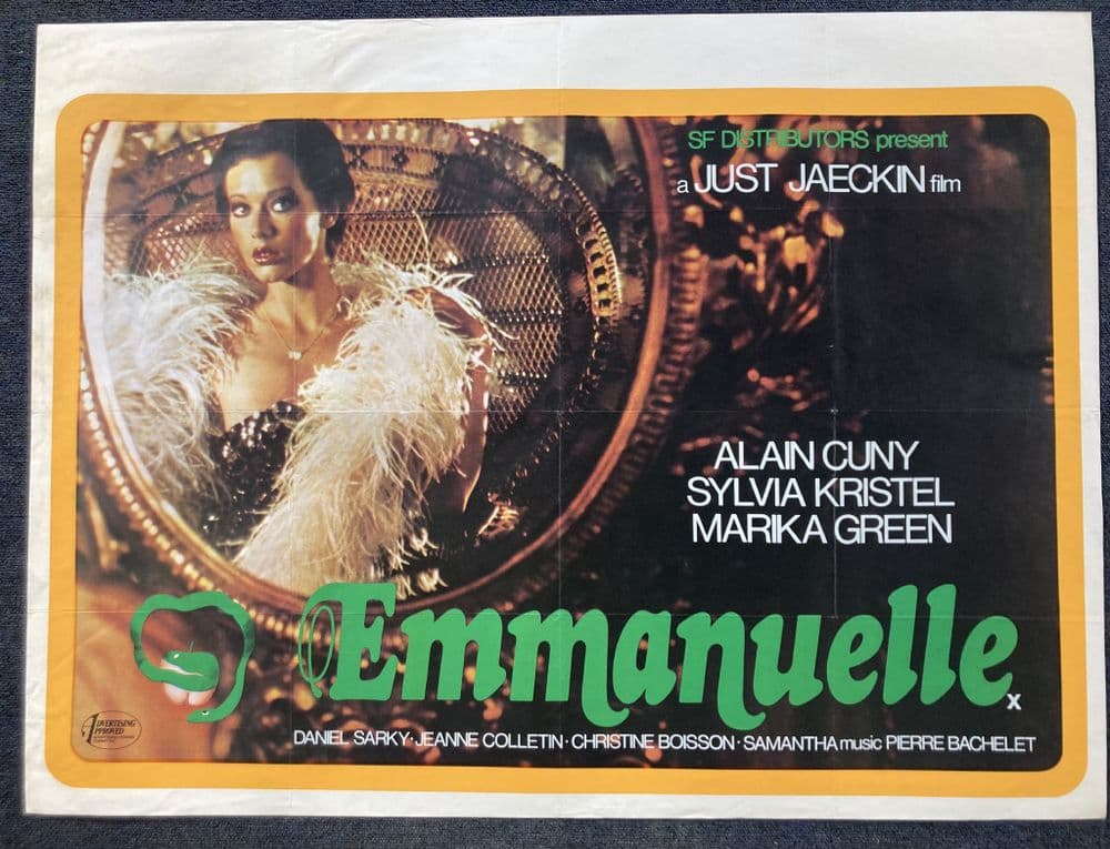 Emmanuelle - UK Quad Film Poster Sylvia Kristel